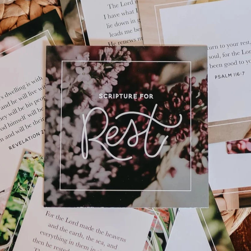 Scripture for Rest Cards – Wonderfully Made Gifting Company